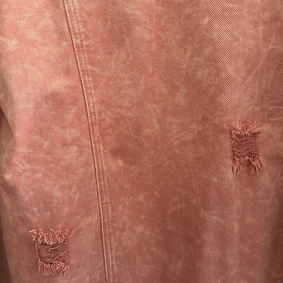 Peach Love California | Jackets & Coats | Distressed Denim Jacket ...